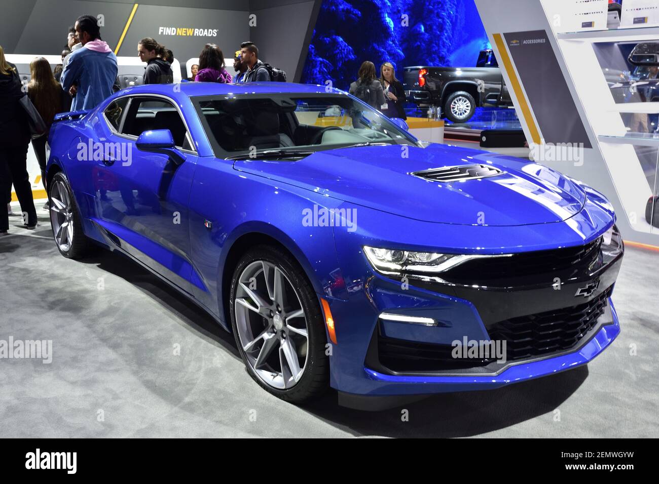 2019 Chevrolet Camaro SS on display at the 2019 New York International ...