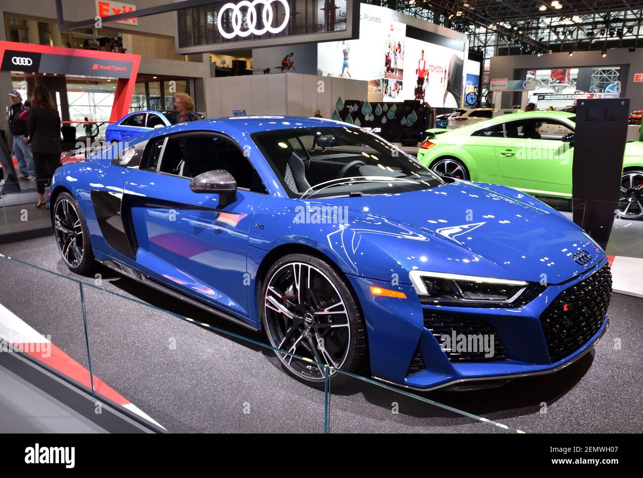 2020 Audi R8 V10 quattro on display at the 2019 New York International ...