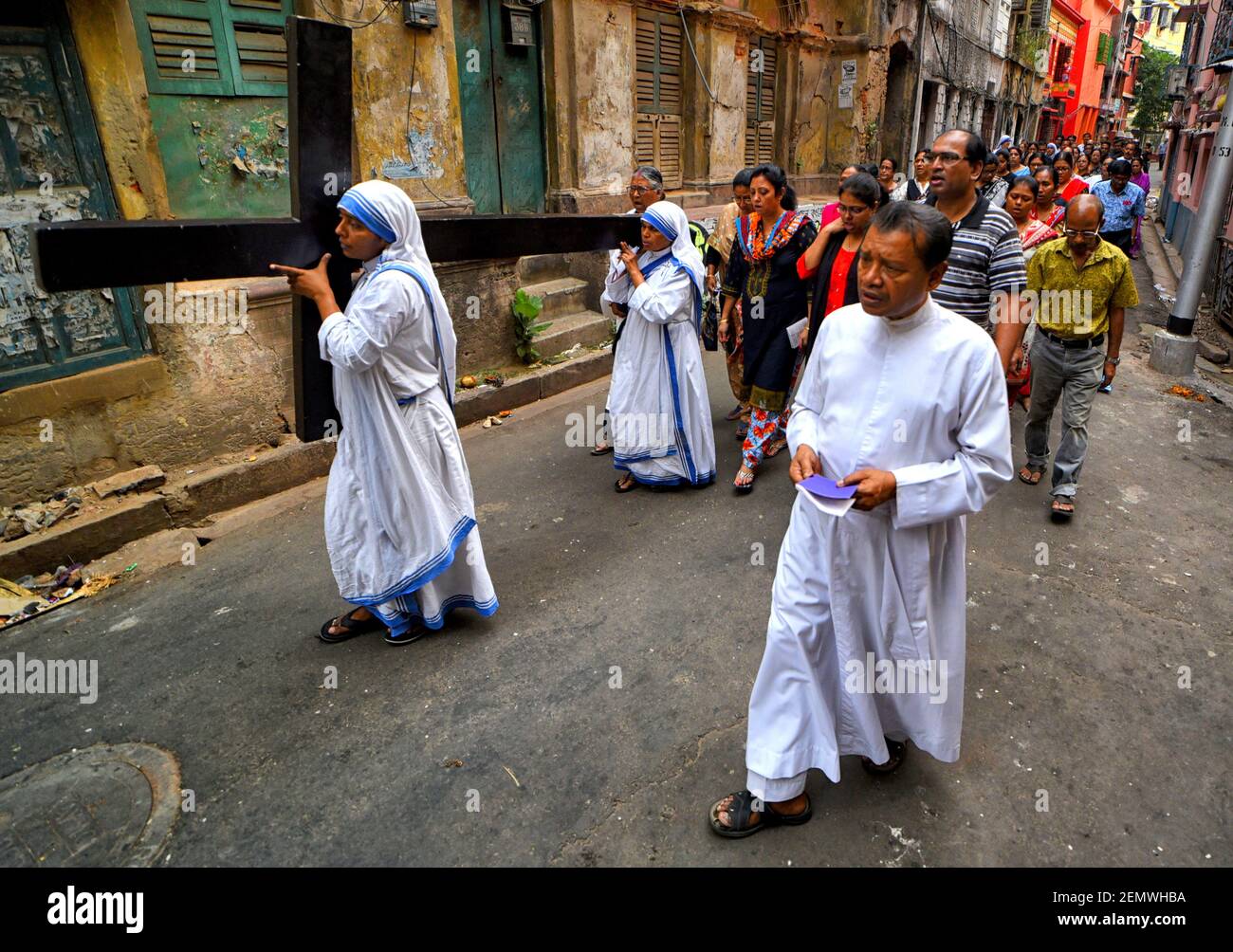 Nuns from Missionaries of Charity, the global order of nuns founded by ...