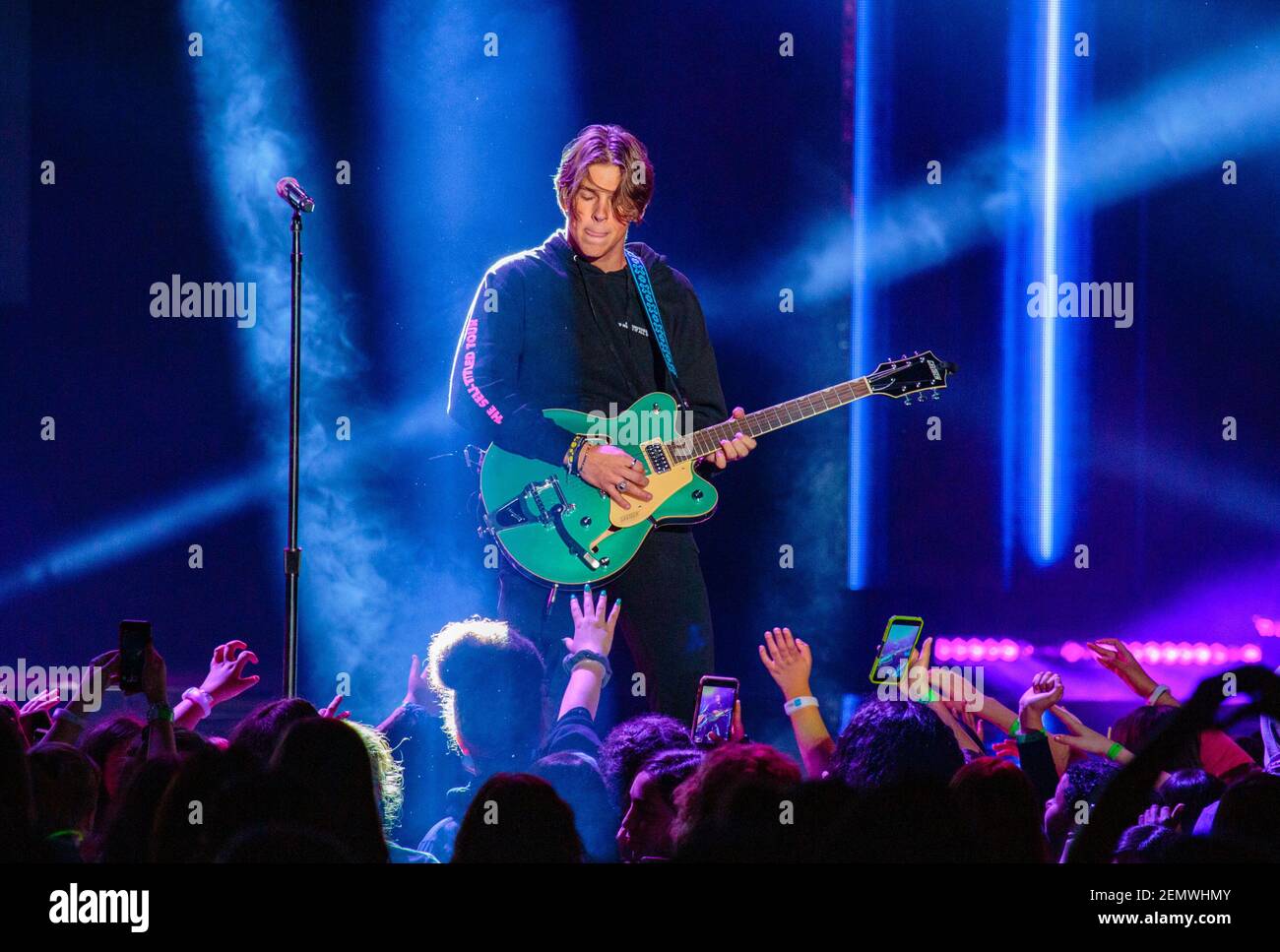 TACOMA, WA - APRIL 18: Singer Gunner Gehl performs during WE Day ...