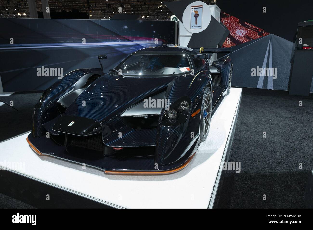 New racing Clickenhaus car on display at exotic cars stand at 2019 New ...