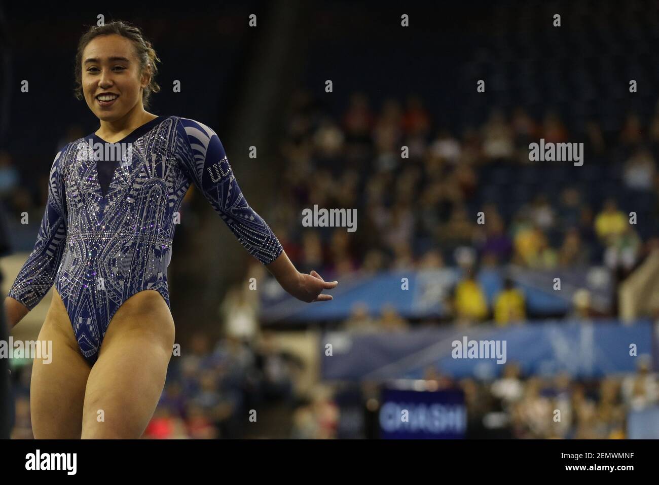 April 19, 2019: UCLA gymnast KATELYN OHASHI competes during the 2019 ...
