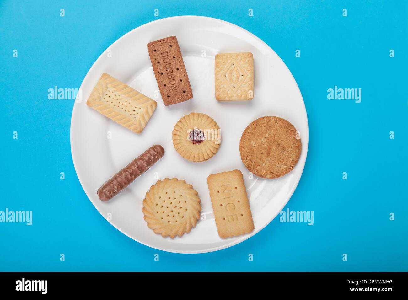 Biscuits plate selection hi-res stock photography and images - Alamy