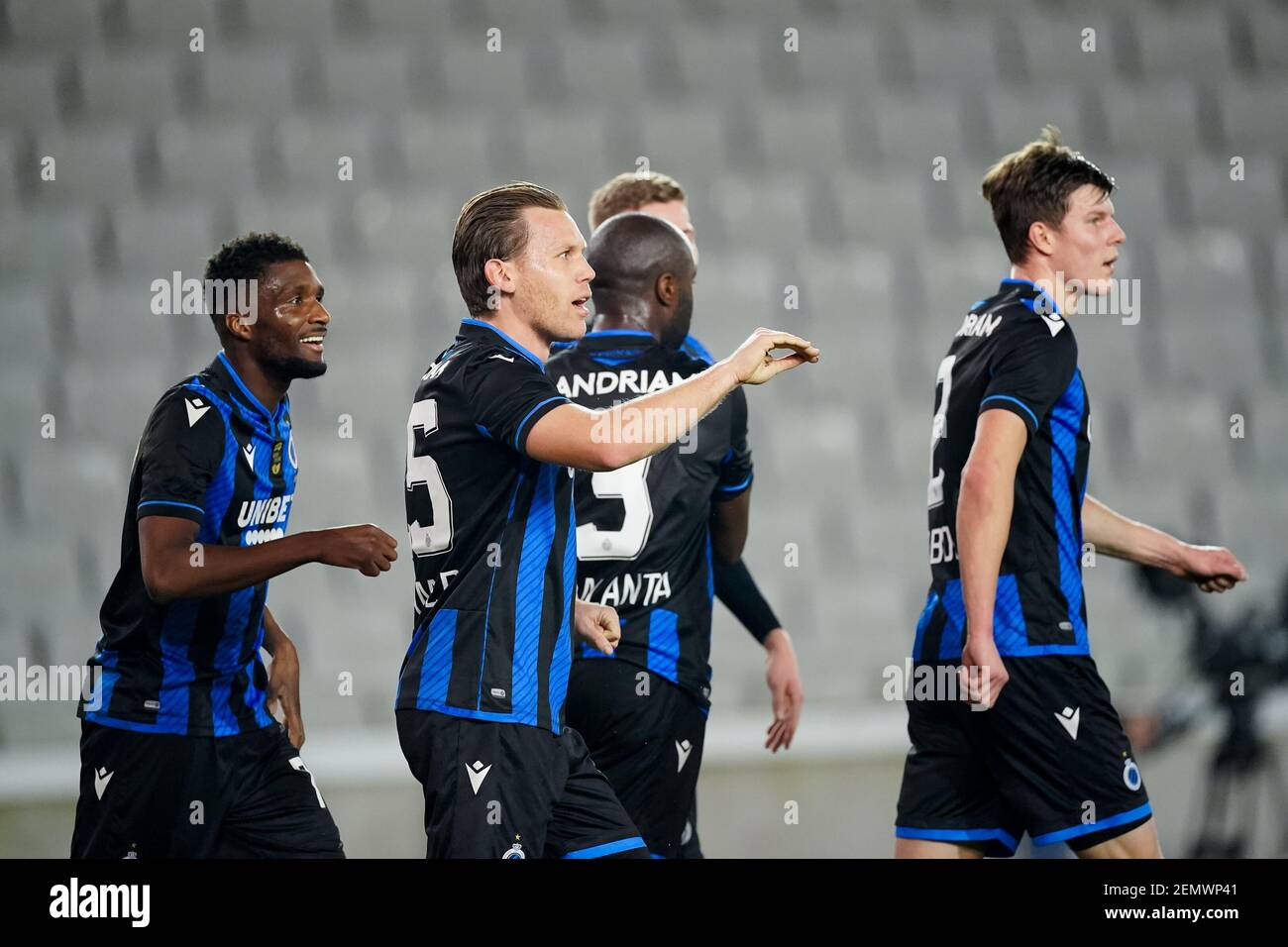 BRUGES, BELGIUM - FEBRUARY 22: Ruud Vormer of Club Brugge during the ...