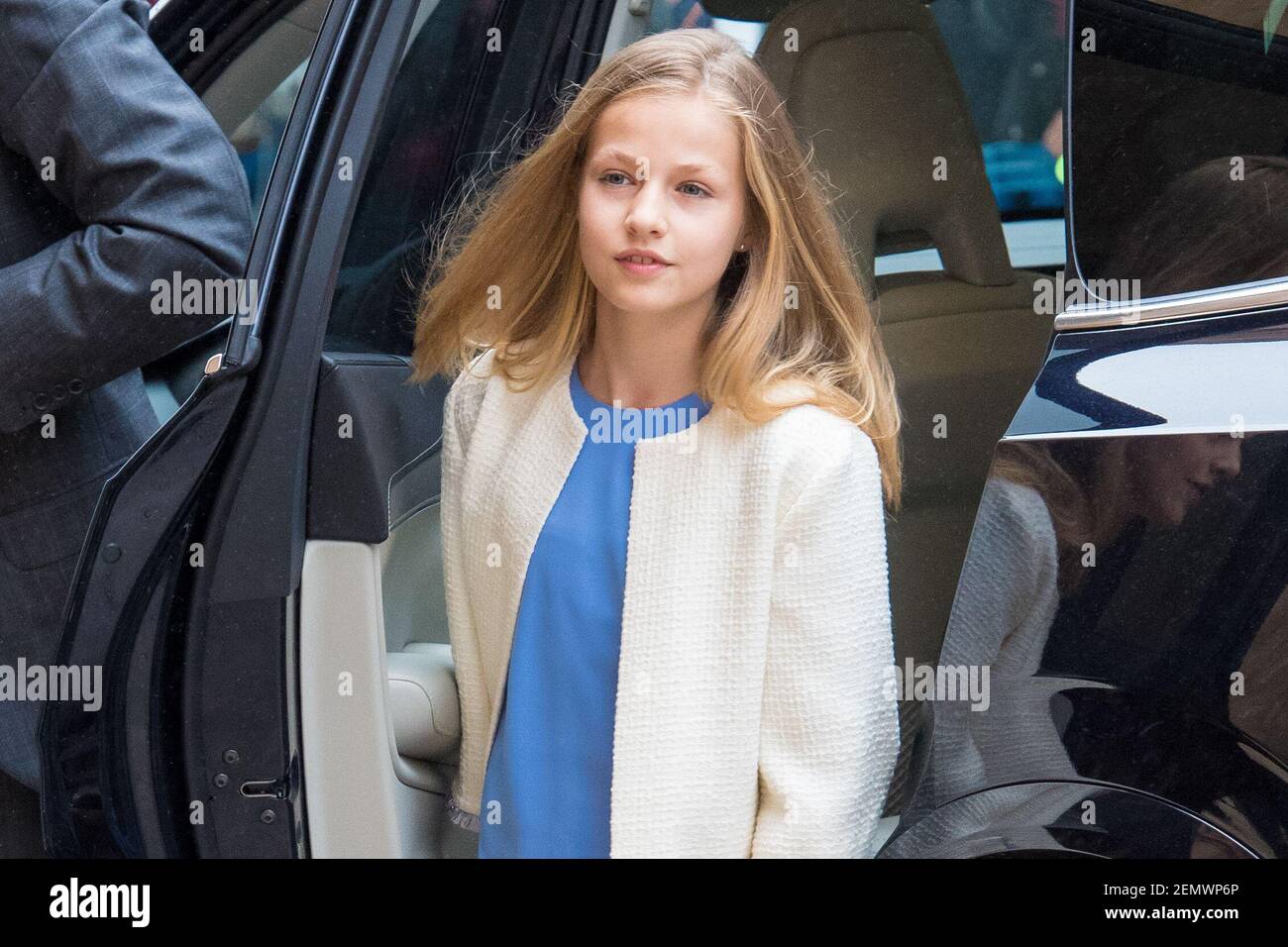 Crownprincess Leonor during the Easter Mass 2019 at the Cathedral of ...