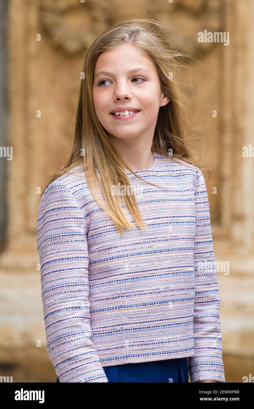 Infanta Sofia, Princess Sofia of Spain during the Easter Mass 2019 at ...