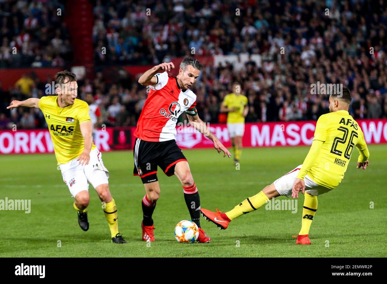 ROTTERDAM - Feyenoord - AZ , Football , Season 2018/2019 , Eredivisie ...