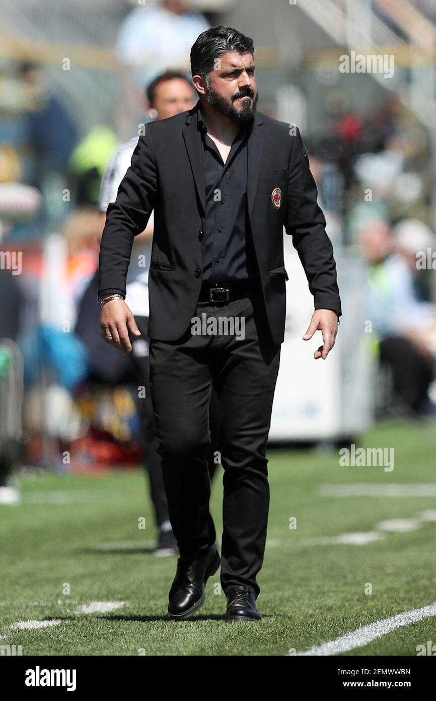 Gennaro Gattuso Coach of Ac Milan during the Serie A 2018/2019 football ...