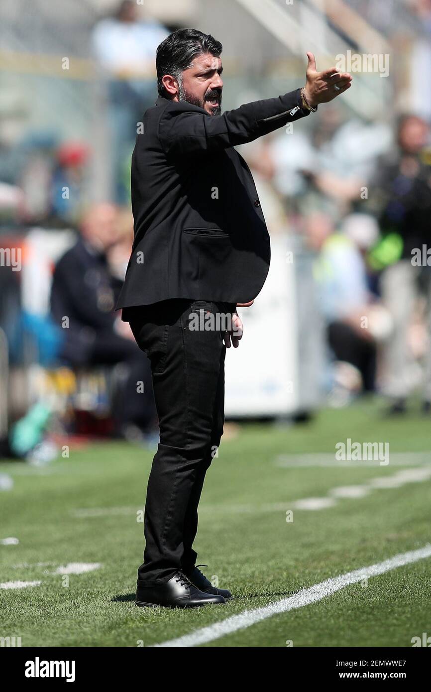 Gennaro Gattuso Coach of Ac Milan during the Serie A 2018/2019 football ...