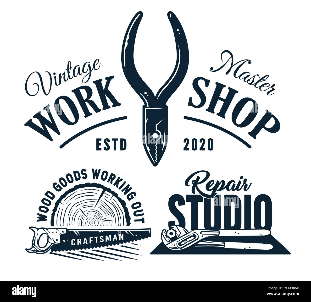 Carving tool circular Stock Vector Images - Alamy