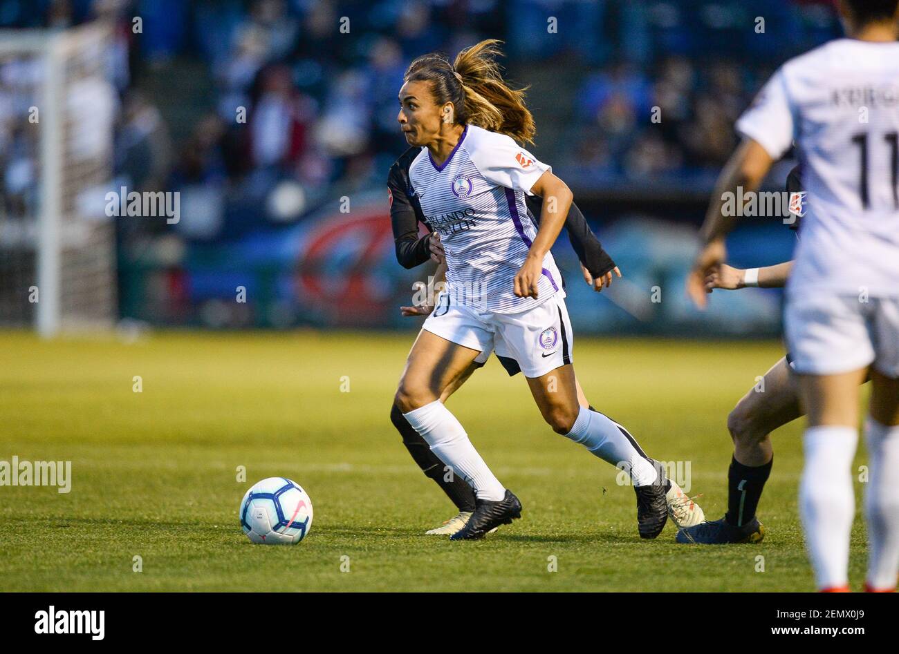 April 21, 2019: MARTA (10) in action against the Reign defense as the ...