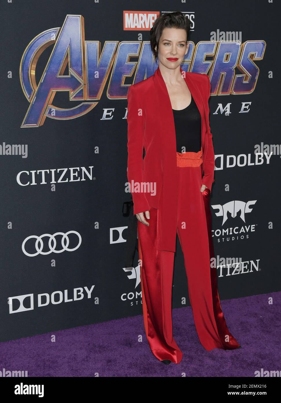 Evangeline Lilly arrives at Marvel Studios' "Avengers: Endgame" World ...