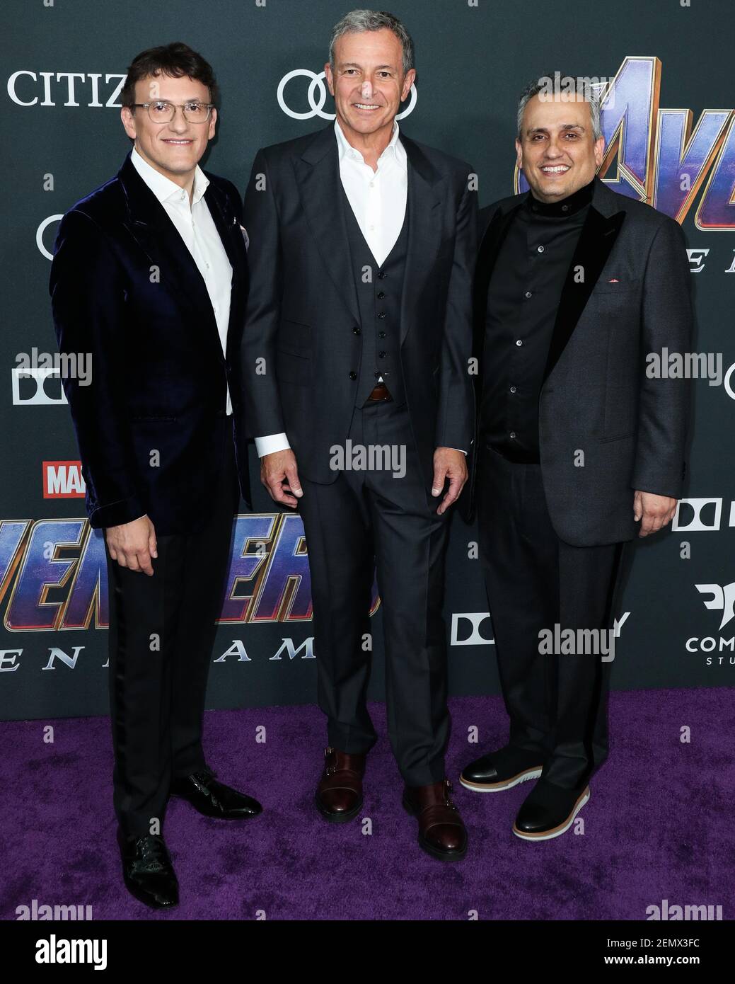 LOS ANGELES, CALIFORNIA, USA - APRIL 22: Anthony Russo, Bob Iger ...