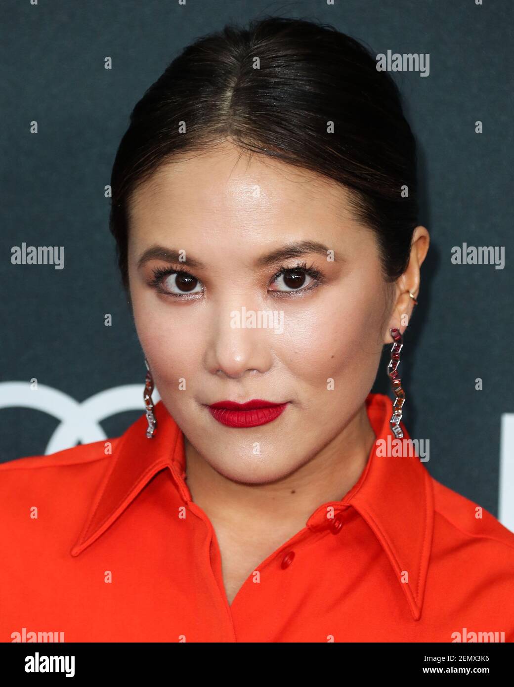 LOS ANGELES, CALIFORNIA, USA - APRIL 22: Ally Maki arrives at the World ...