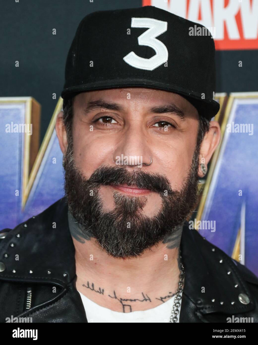 LOS ANGELES, CALIFORNIA, USA - APRIL 22: Singer AJ McLean arrives at ...