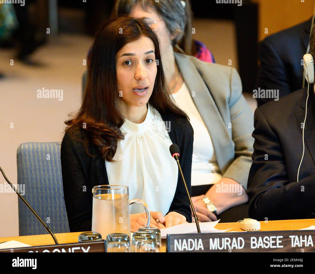 Human rights activist nadia murad hi-res stock photography and images ...