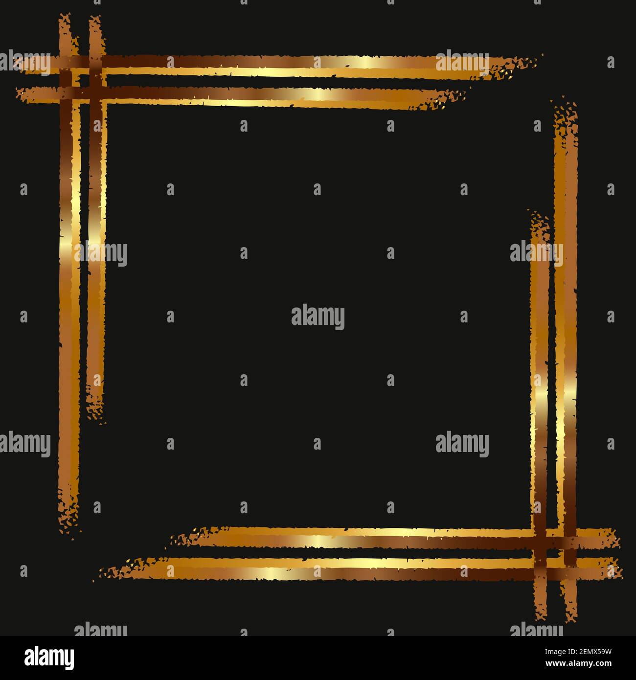 Angle border frame hi-res stock photography and images - Alamy