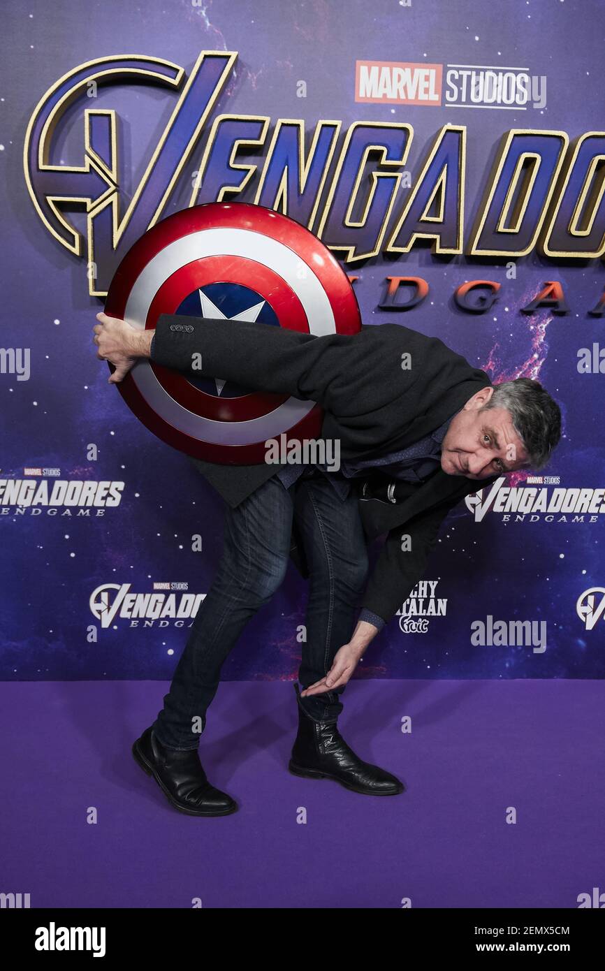 Ramon Aranguena attends to Avengers Endgame premiere at Capitol cinema in Madrid, Spain. April ...