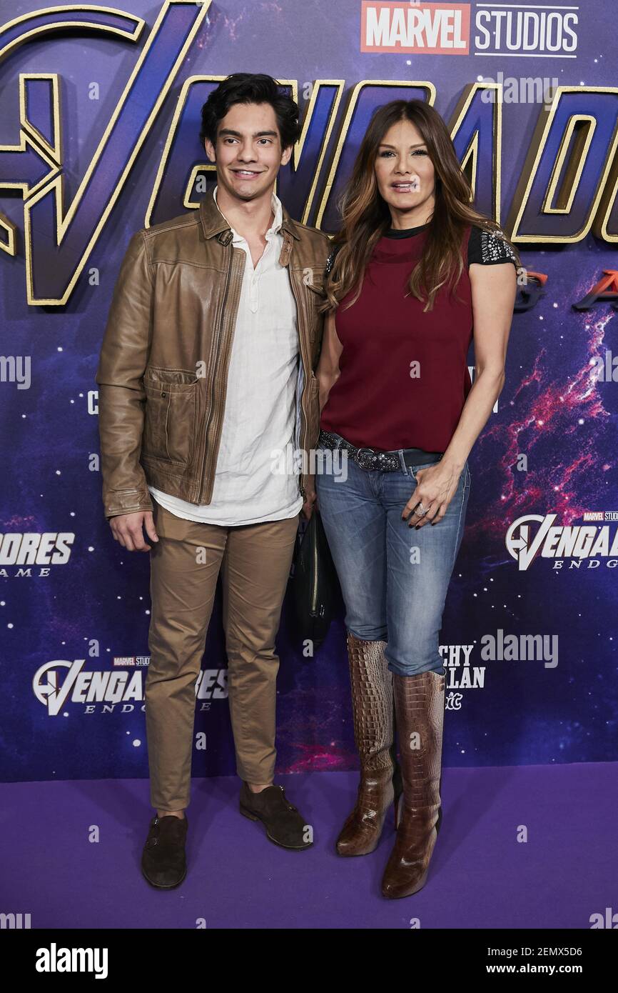 Ivonne Reyes attends to Avengers Endgame premiere at Capitol cinema in Madrid, Spain. April 23 ...