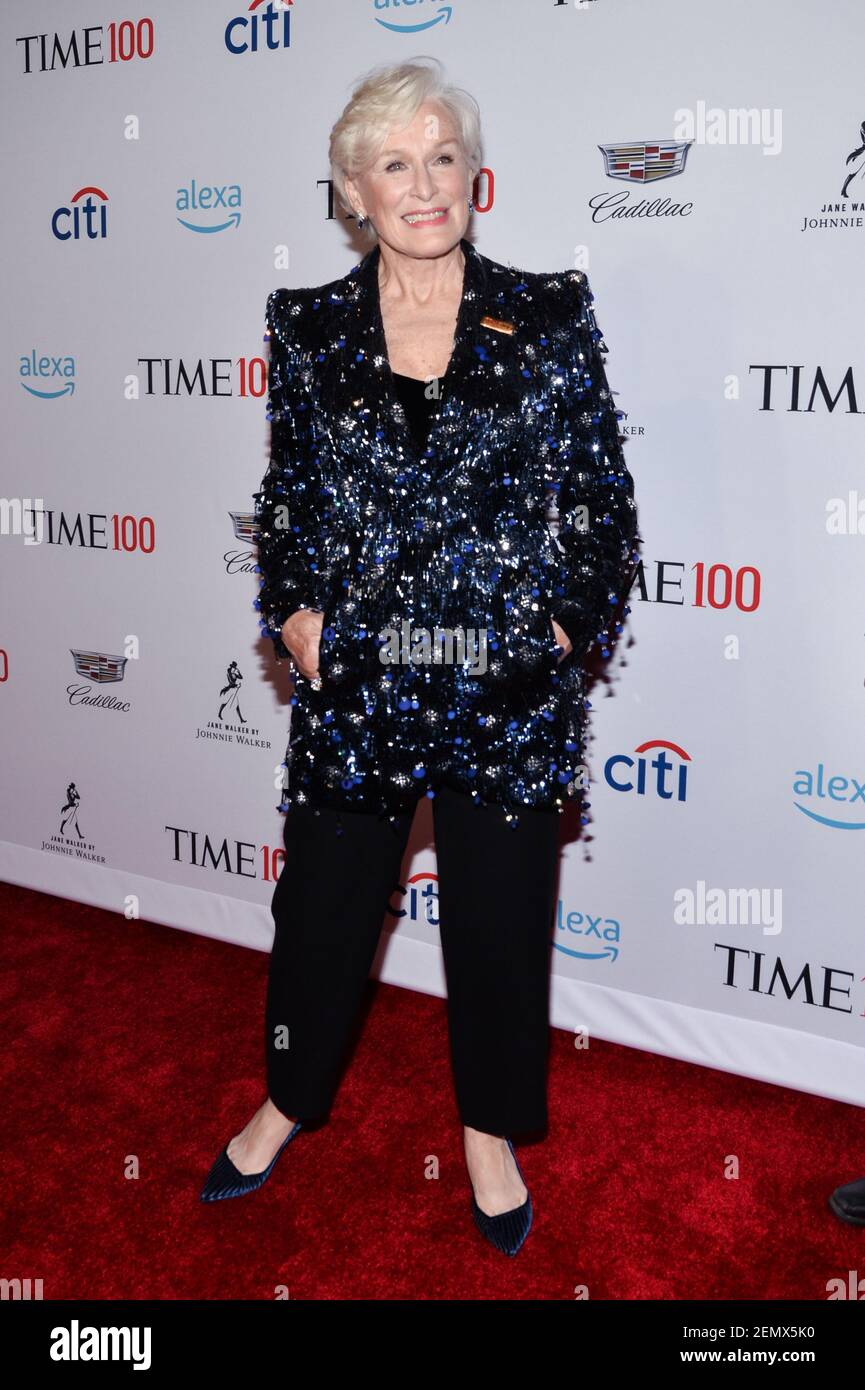 Glenn Close walking the red carpet at the 2019 Time 100 Most ...