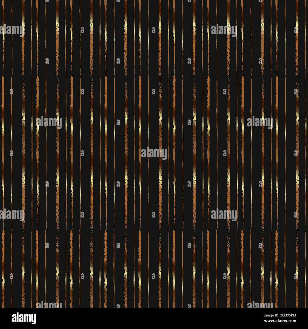 Seamless pattern of golden or copper metal stripes with shimmers and ...