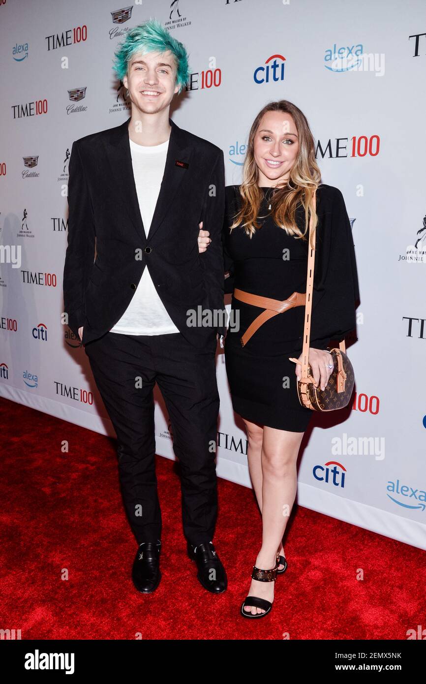 Richard Tyler Blevins aka Ninja and Guest walking the red carpet at the ...