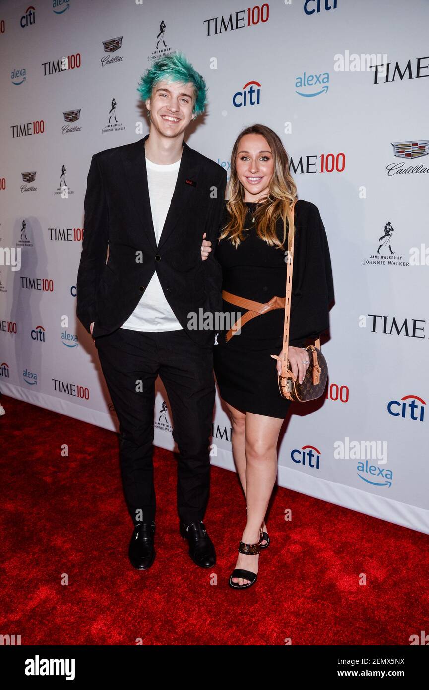 Richard Tyler Blevins aka Ninja and Guest walking the red carpet at the ...