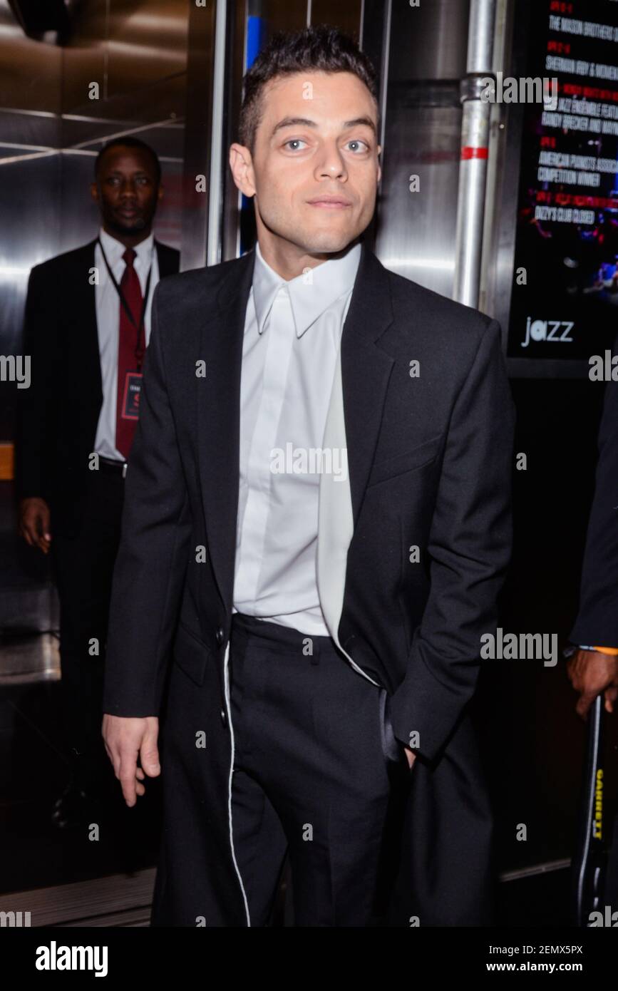 Rami Malek walking the red carpet at the 2019 Time 100 Most Influential ...