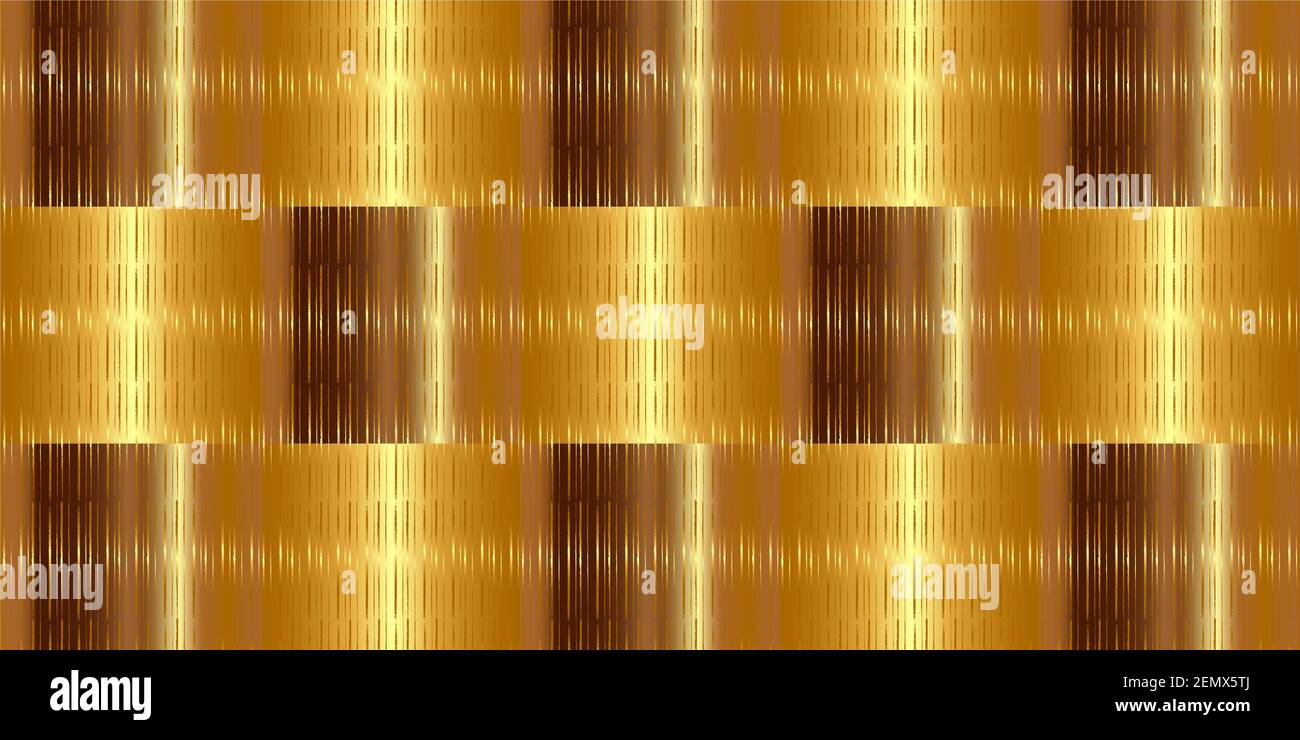 Background from gold and copper plates in a checkerboard pattern ...