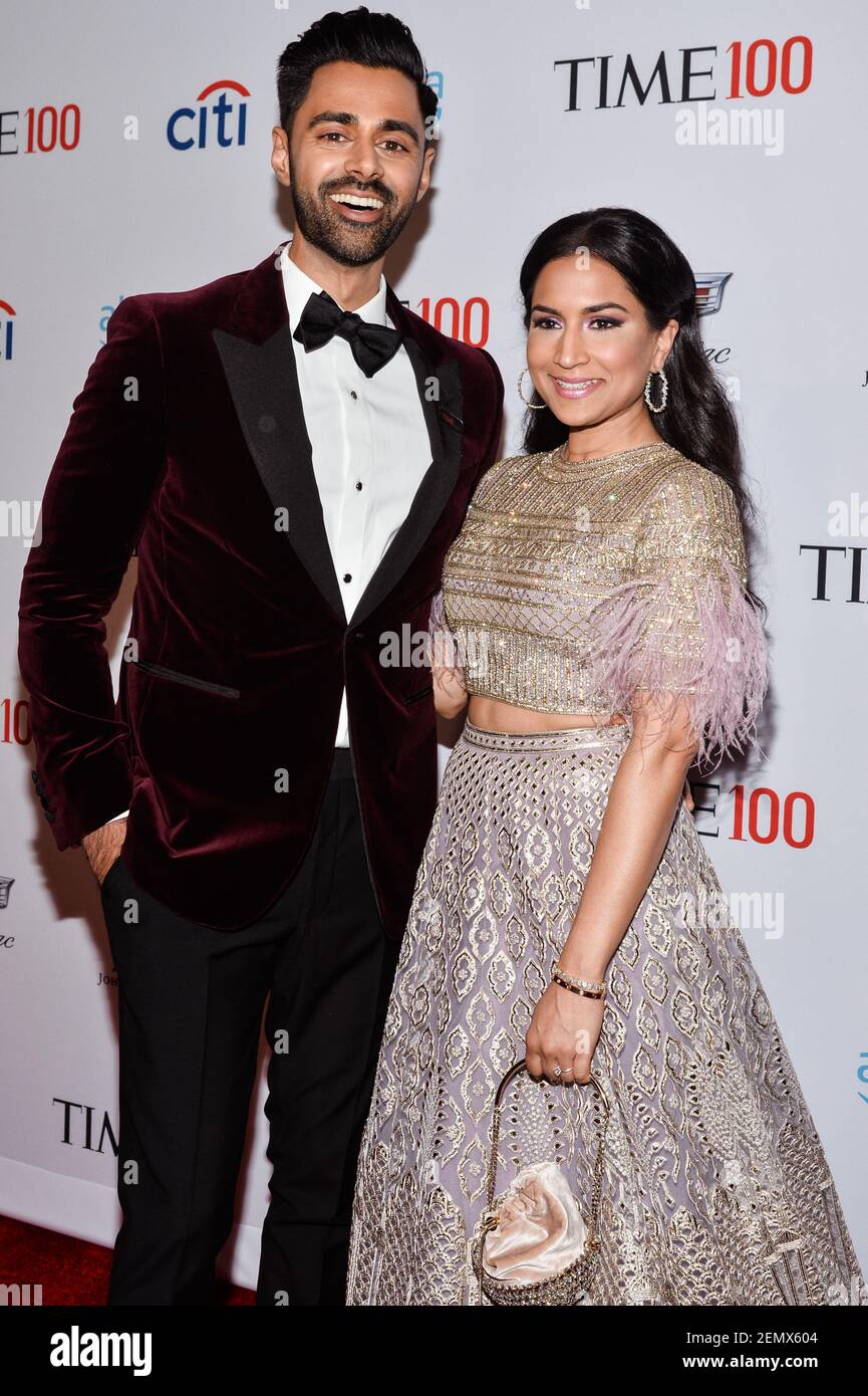 Hasan Minhaj, Beena Patel walking the red carpet at the 2019 Time 100 ...