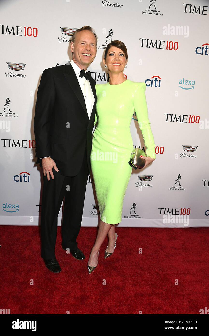 John Dickerson and Norah O'Donnell attends the 2019 TIME 100 Most ...