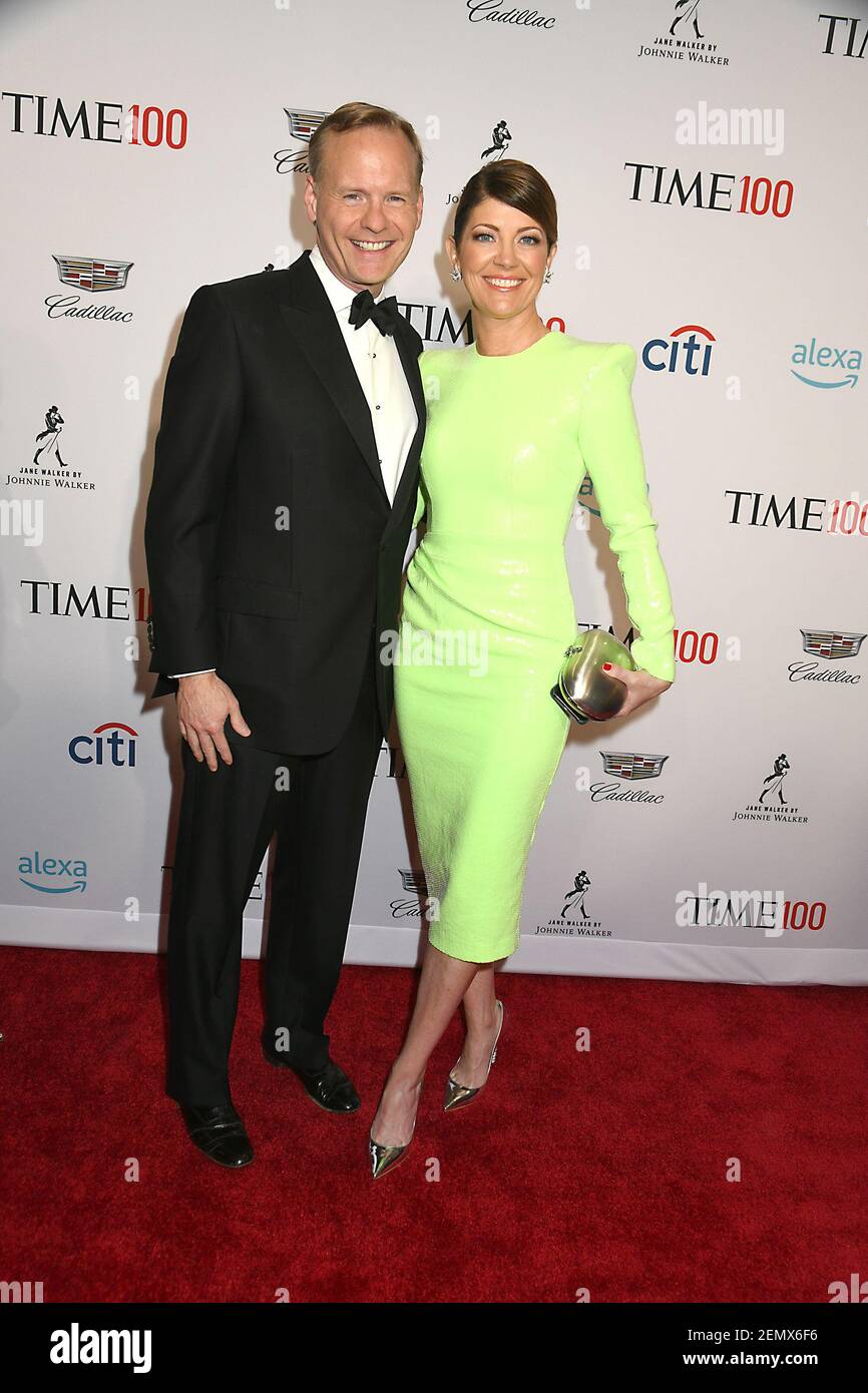 John Dickerson and Norah O'Donnell attends the 2019 TIME 100 Most ...