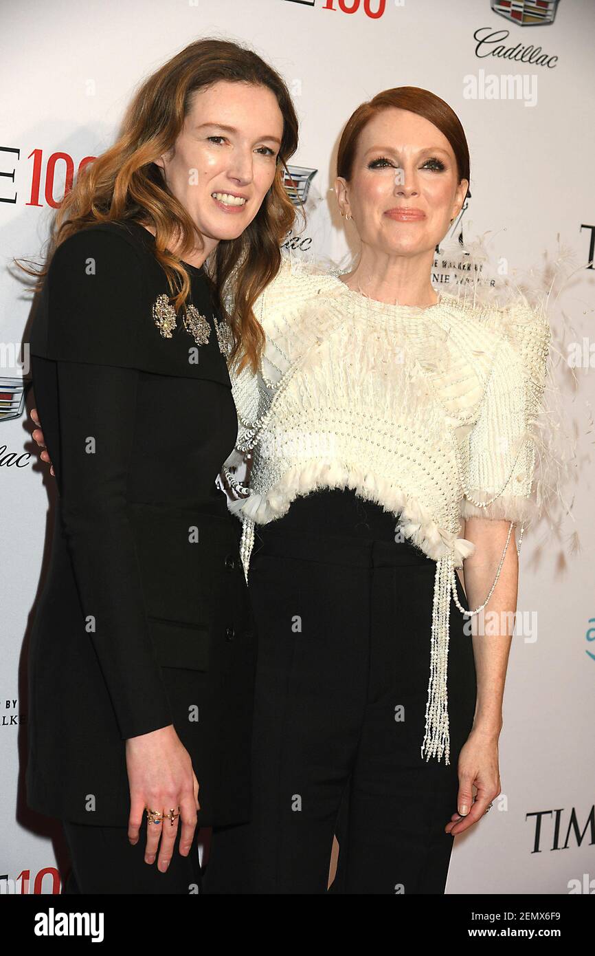 Clare Waight Keller and Julianne Moore attends the 2019 TIME 100 Most ...