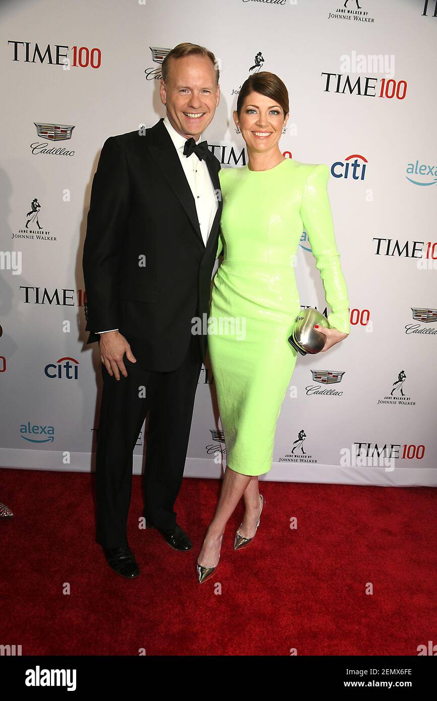 John Dickerson and Norah O'Donnell attends the 2019 TIME 100 Most ...
