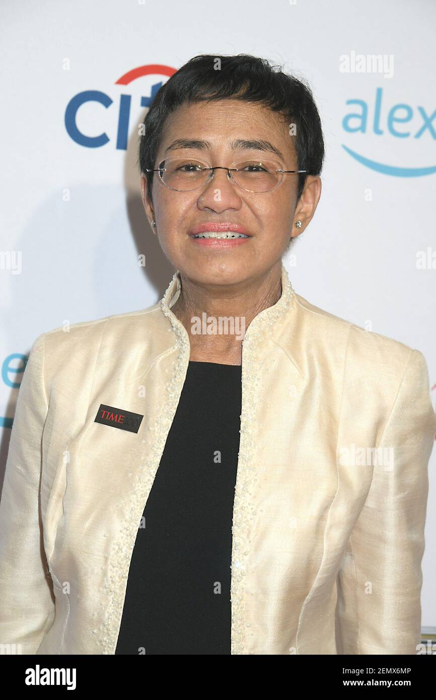 CEO of Rappler Maria Ressa attends the 2019 TIME 100 Most Influential ...