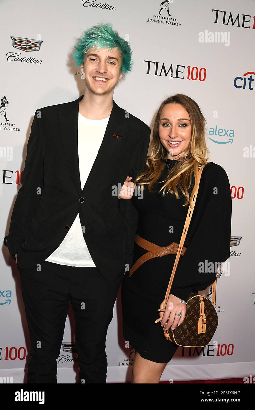 Tyler " Ninja" Blevins and Jessica Goch attend the 2019 TIME 100 Most ...