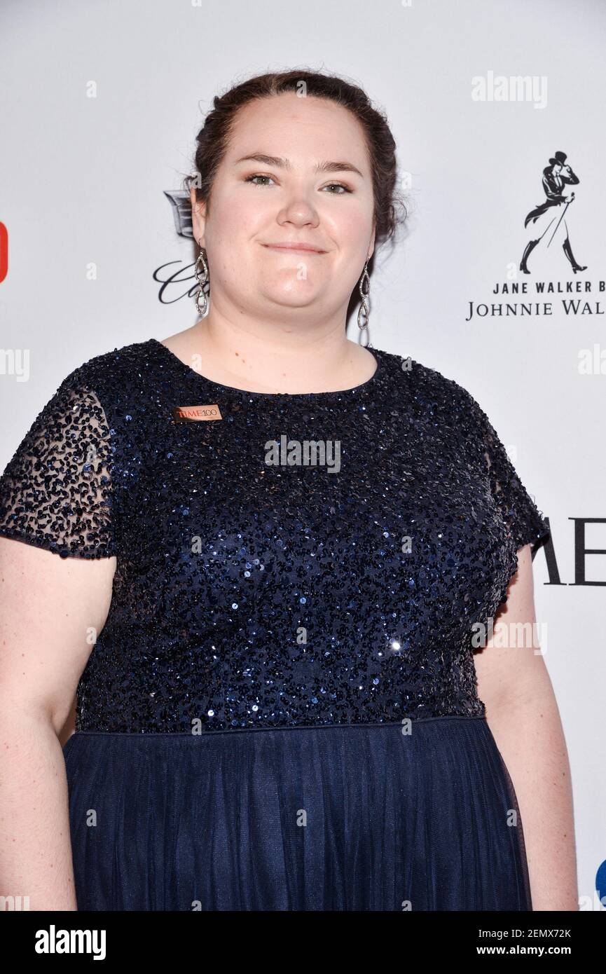 Emily Comer walking the red carpet at the 2019 Time 100 Most ...