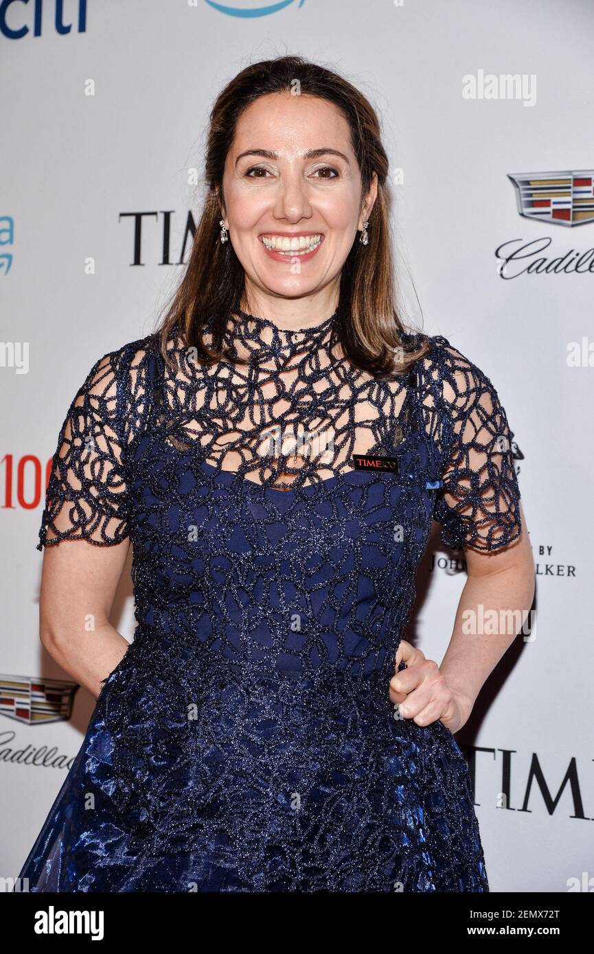 Pardis Sabeti walking the red carpet at the 2019 Time 100 Most ...