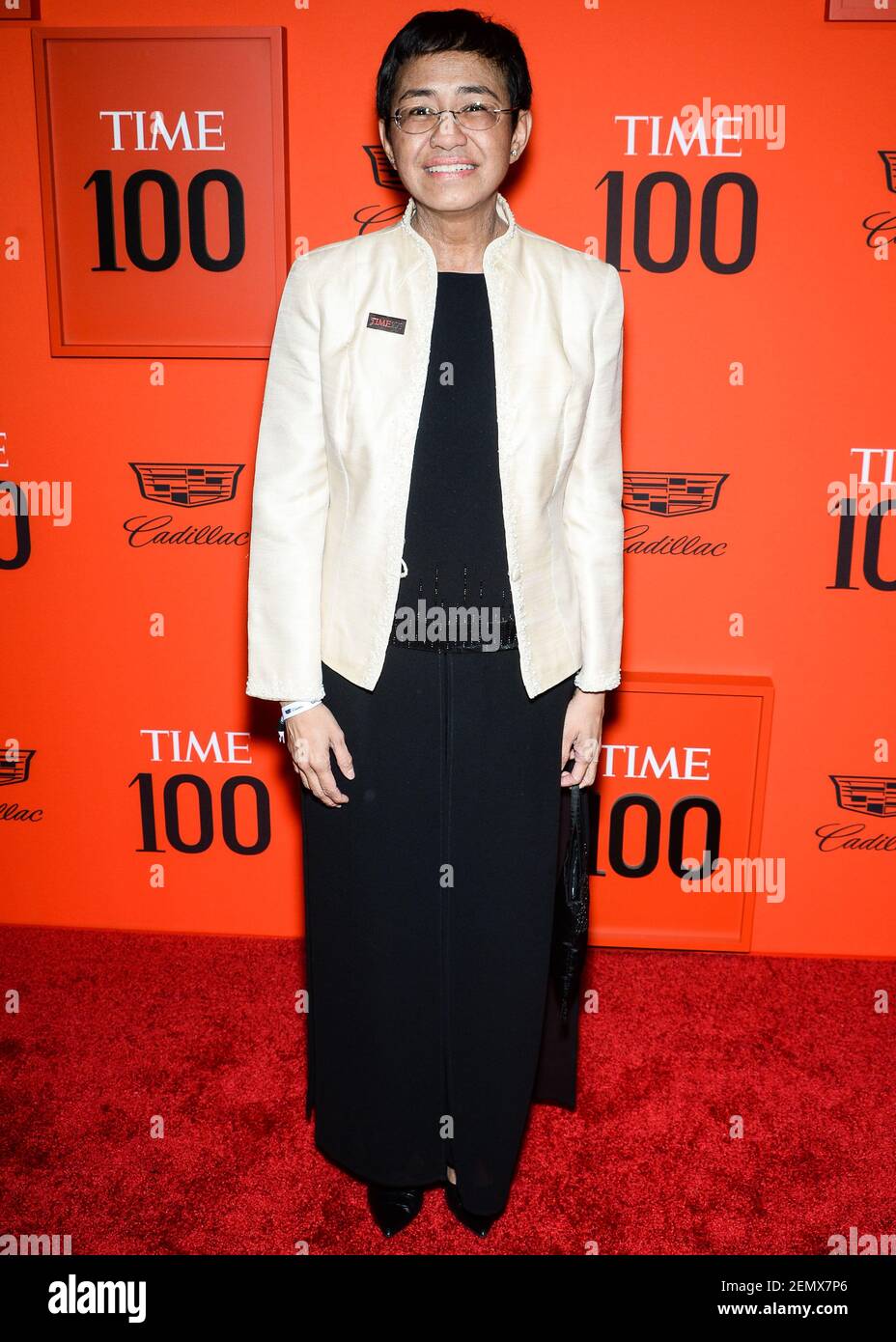 MANHATTAN, NEW YORK CITY, NEW YORK, USA - APRIL 23: Maria Ressa arrives ...