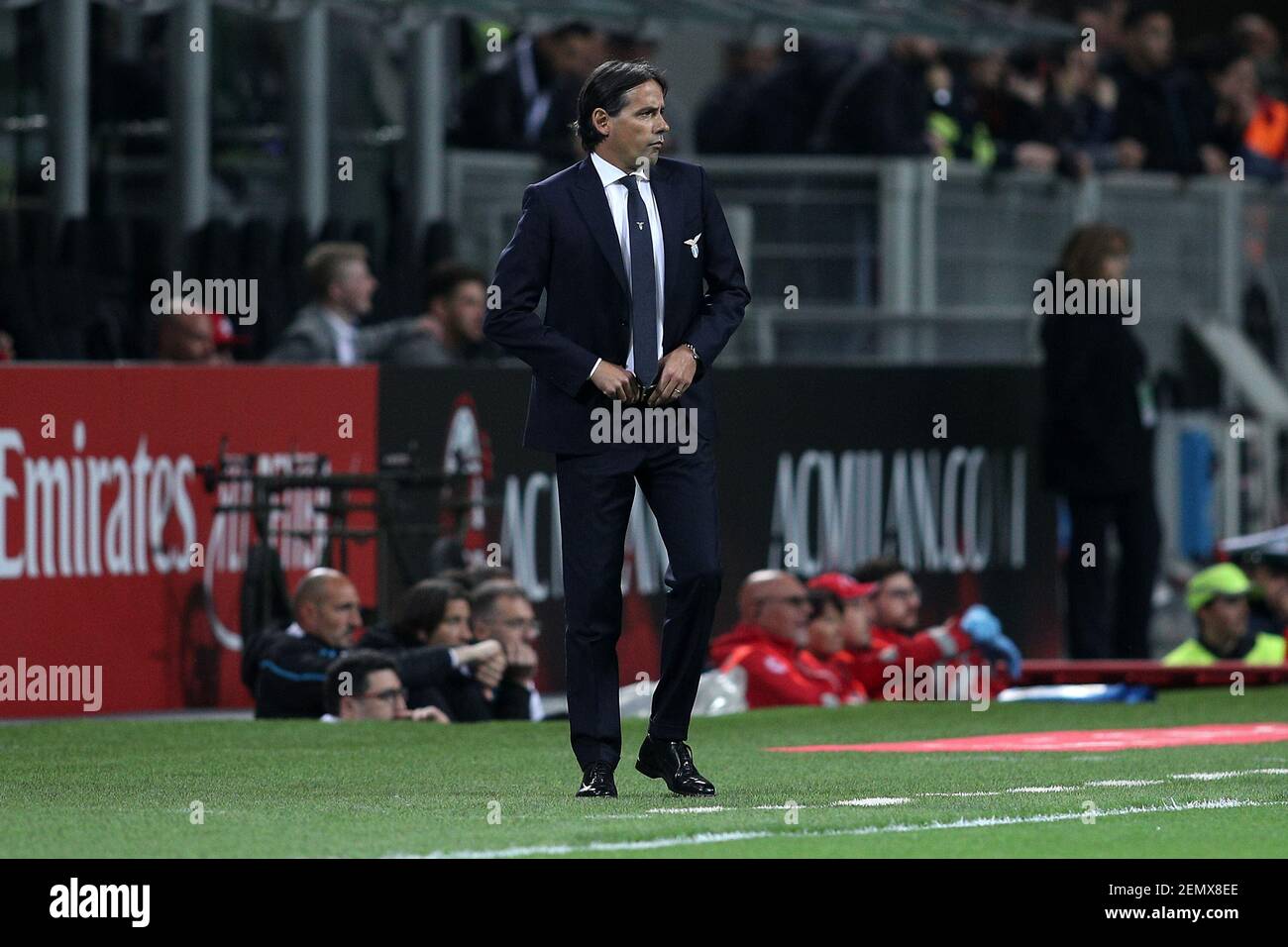 Simone Inzaghi Coach of Lazio Milano 24-4-2019 Stadio Giuseppe Meazza ...