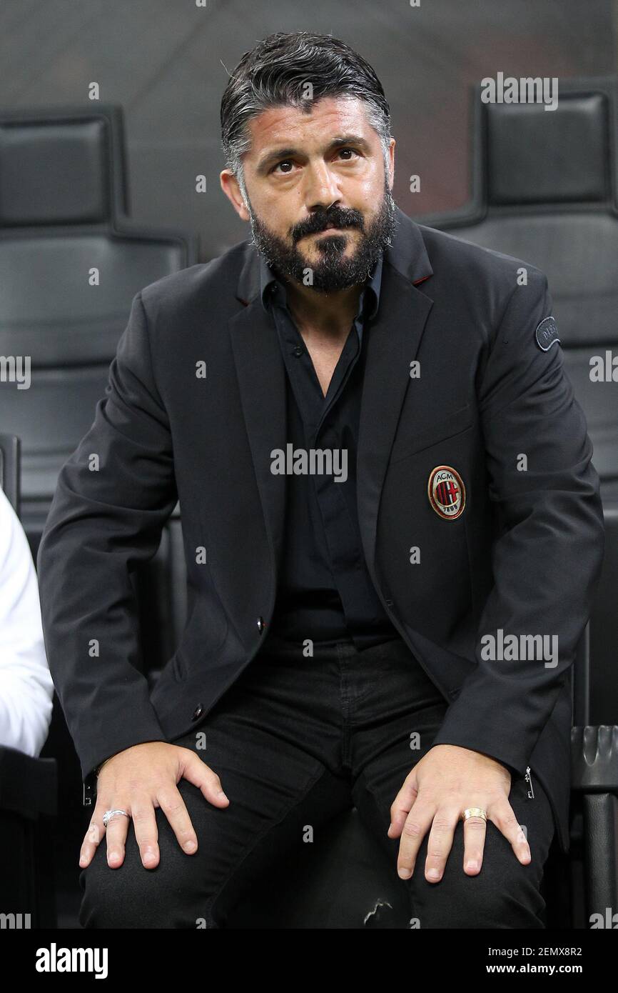 Gennaro Gattuso Coach of Ac Milan Milano 24-4-2019 Stadio Giuseppe ...
