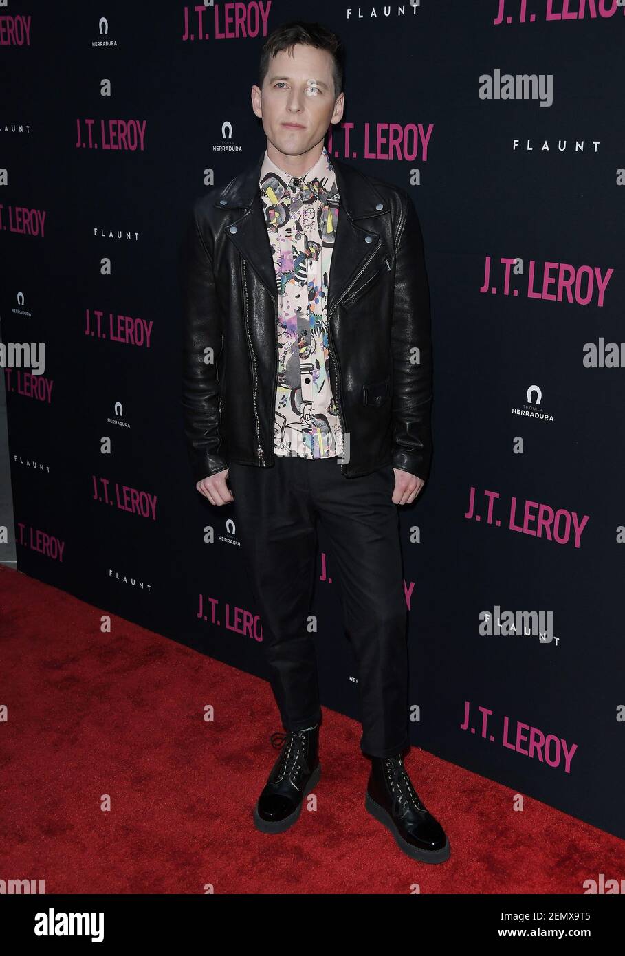 Justin Kelly arrives at the "J.T. Leroy" Los Angeles Premiere held at ...