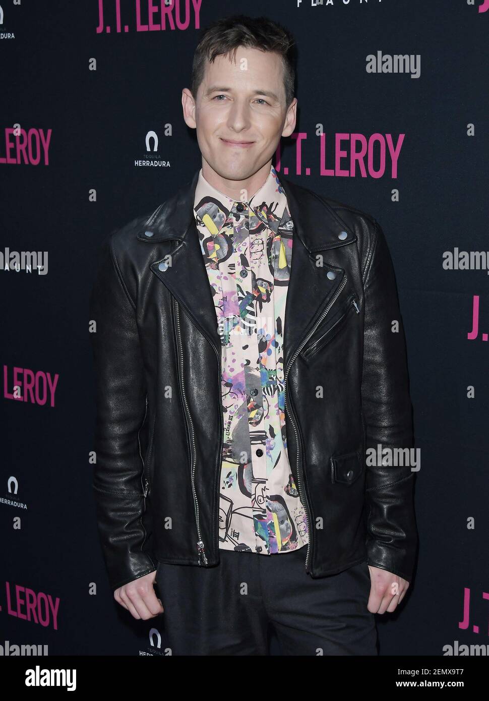 Justin Kelly arrives at the "J.T. Leroy" Los Angeles Premiere held at ...