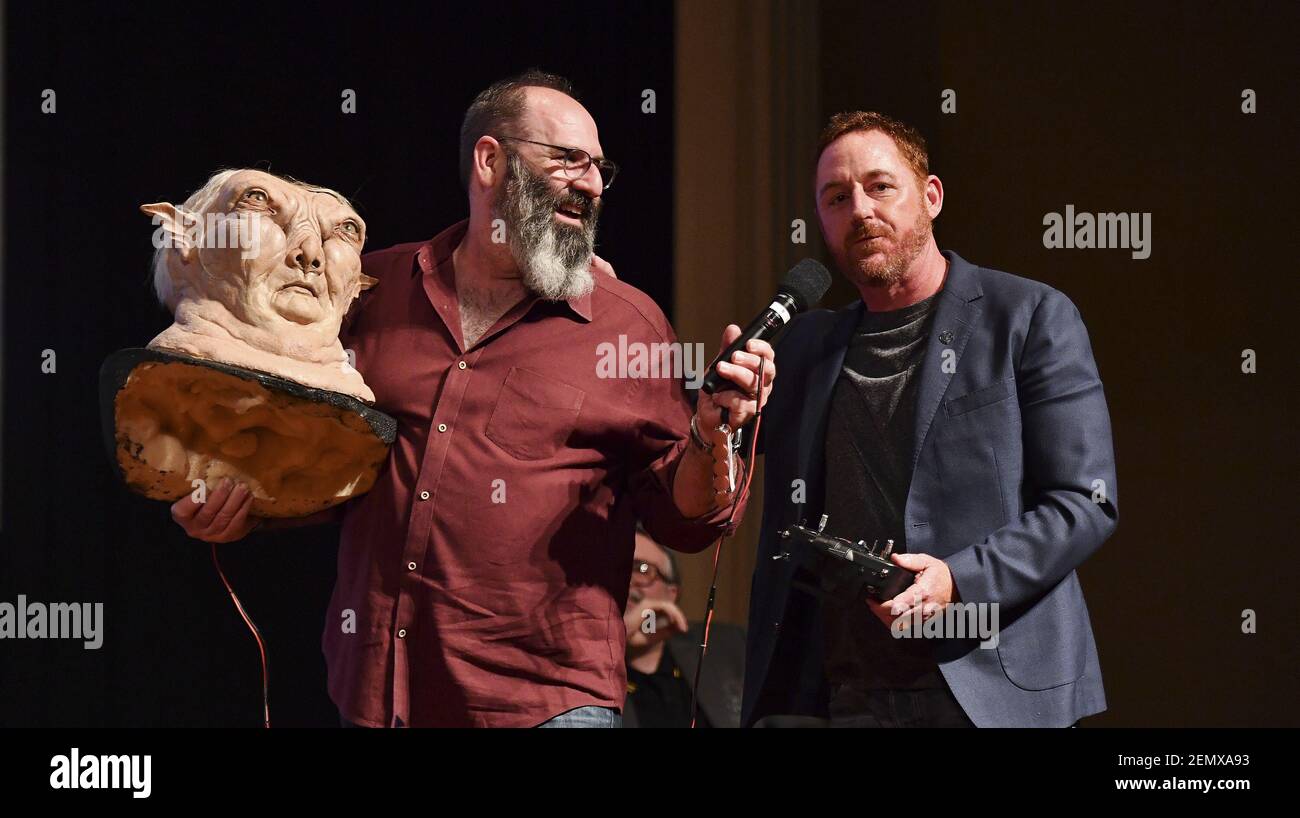 LOS ANGELES - APRIL 24: Howard Berger and Scott Grimes attends a red ...