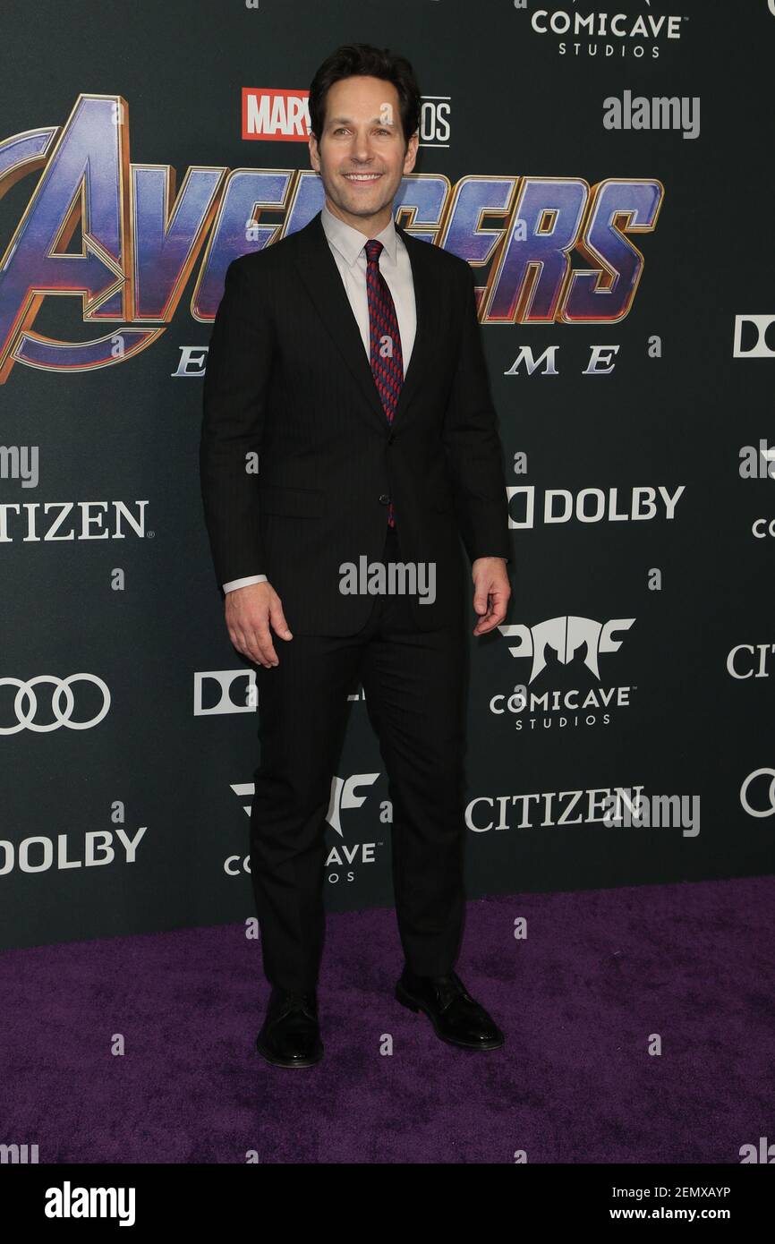22 April 2019 - Los Angeles, California - Paul Rudd. Marvel Studios ...