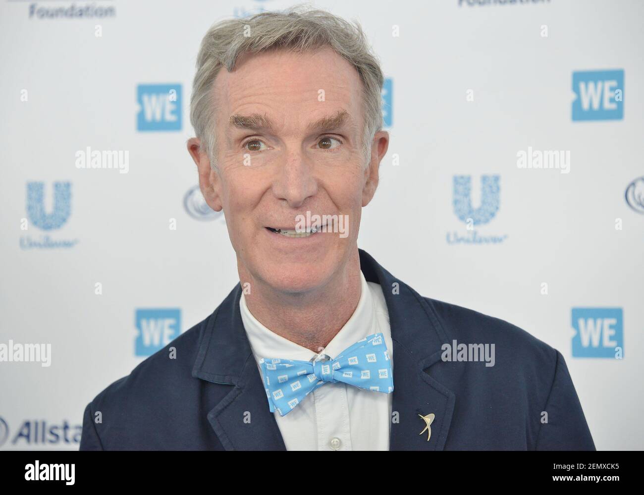 Bill Nye arrives at WE Day California 2019 held at The Forum in ...