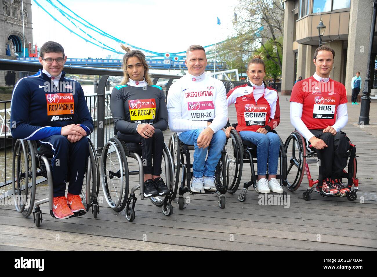 Daniel Romanchuk, Madison de Rozario, David Weir, Manuela Schar and ...