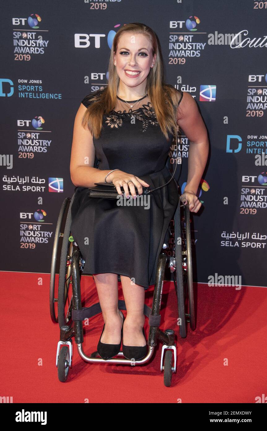 Hannah Cockcroft appears on the red carpet ahead of the BT Sport ...