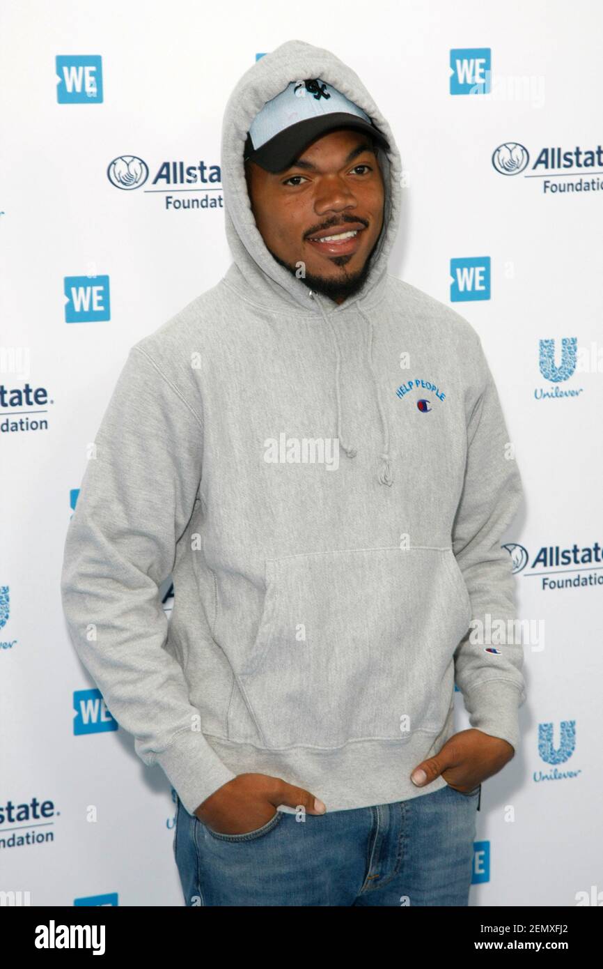 LOS ANGELES, CA – APRIL 25: Chance the Rapper attends the WE Day ...