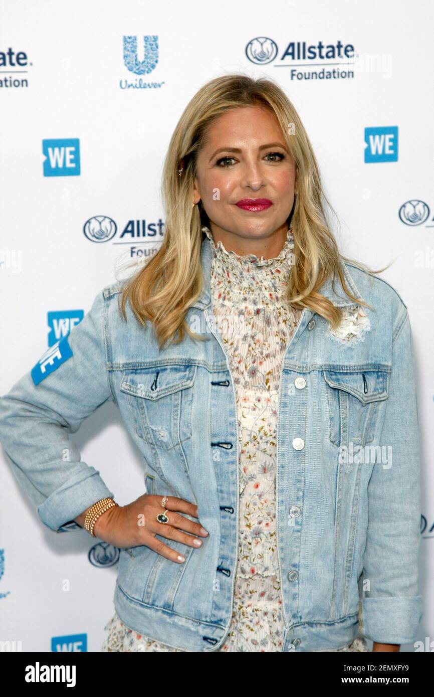 LOS ANGELES, CA – APRIL 25: Sarah Michelle Gellar attends the WE Day ...